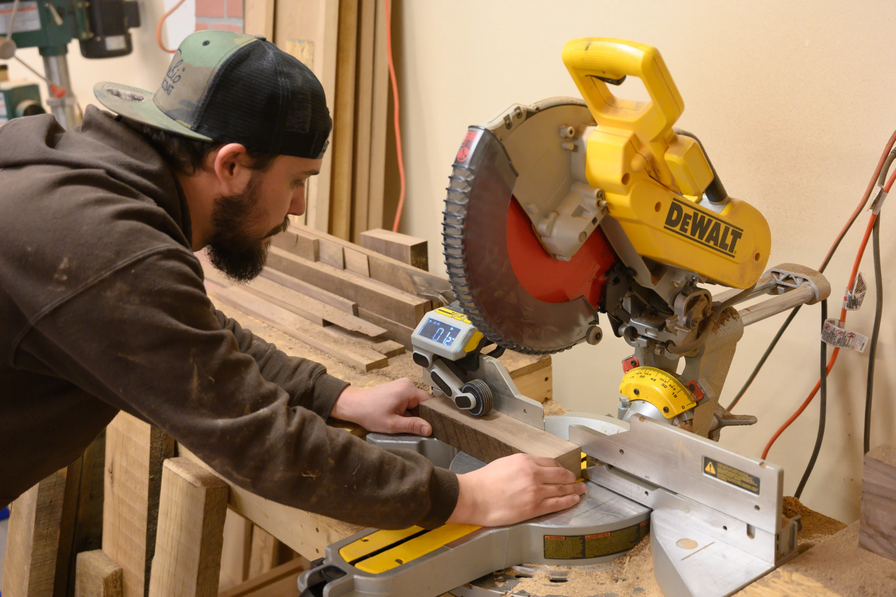M1 Caliber takes the tape measure and pencil out of sawing