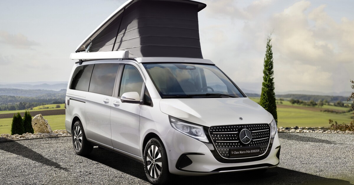 Mercedes' new camper van is a sleek, posh urban MPV that sleeps 5