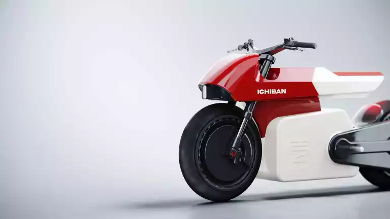 Anime-inspired electric moto rides the retro style magnificently