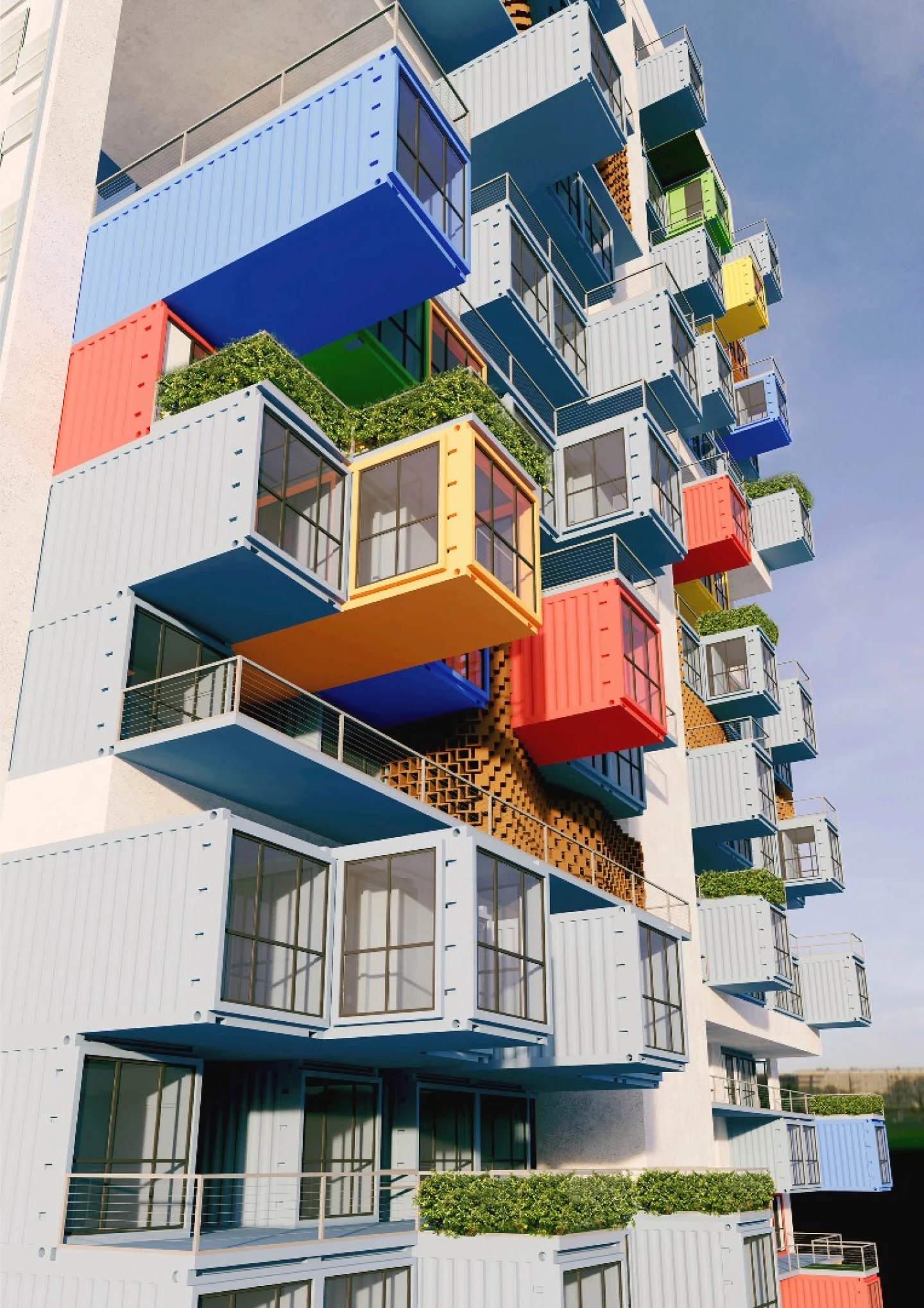 Skyscraper made of shipping containers envisaged for Mumbai