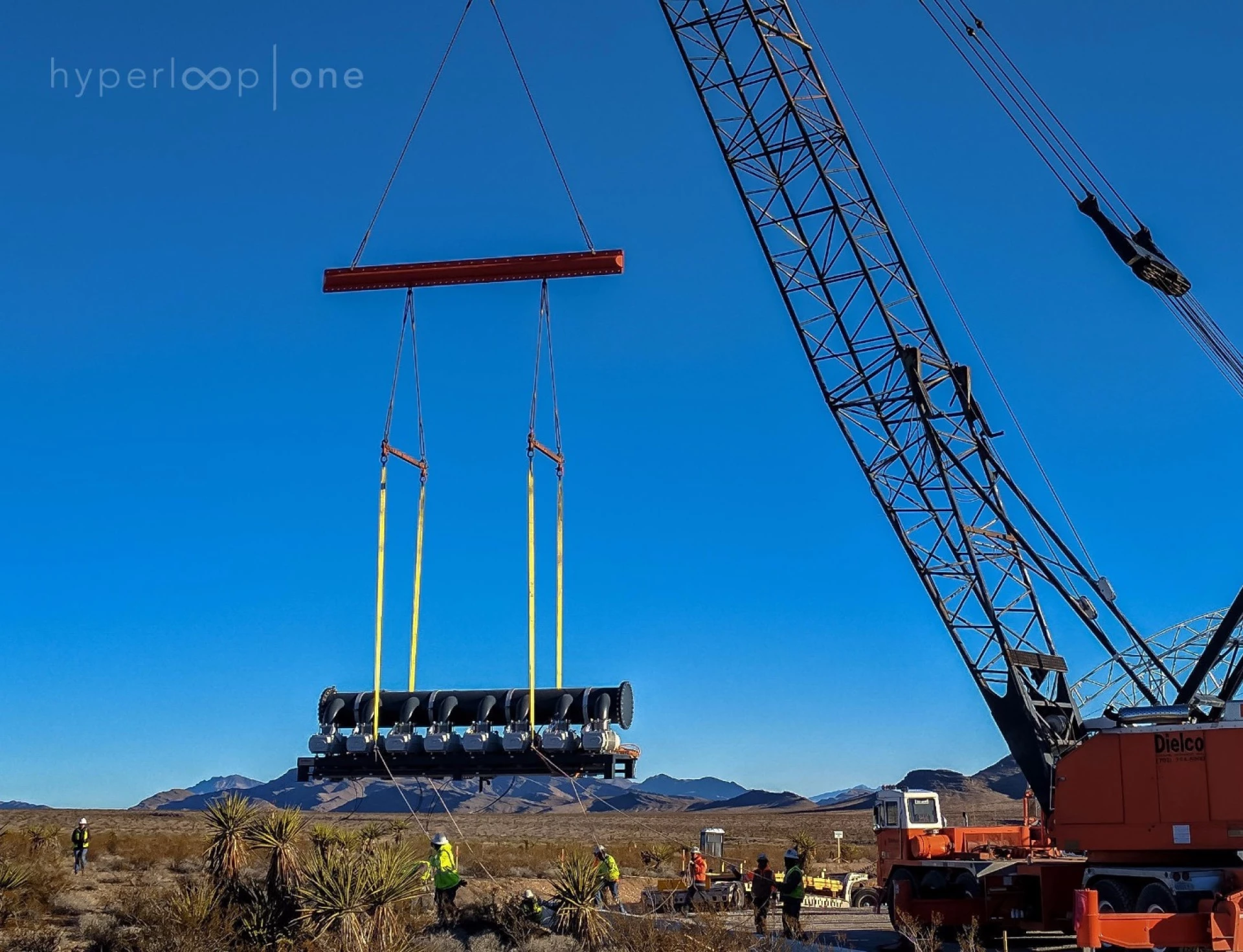 Hyperloop One shows off full-scale test track