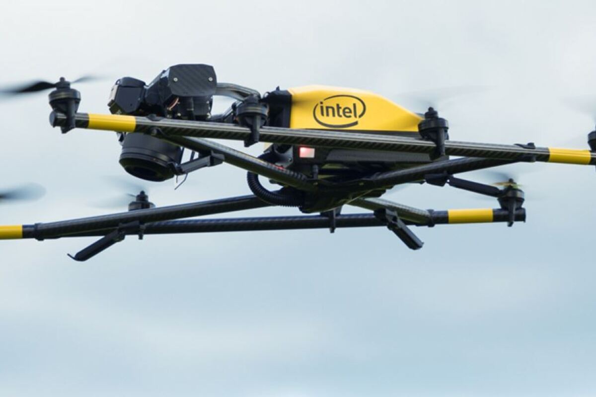 Intel unveils its own commercial drone, the Falcon 8+