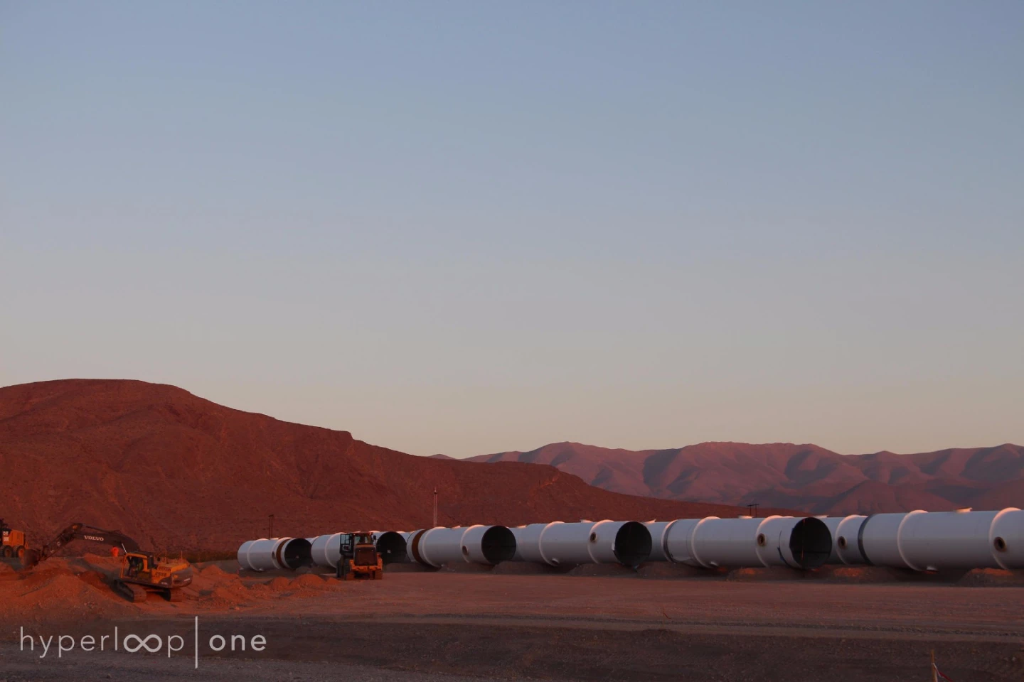 Hyperloop One shows off full-scale test track