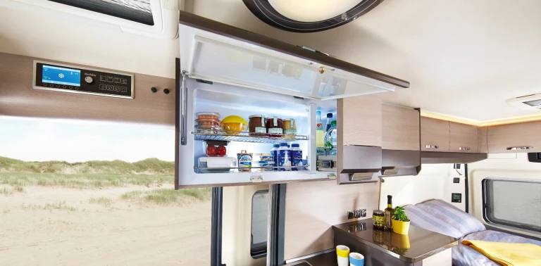 Snappy camper van slims and swings to make the most of space