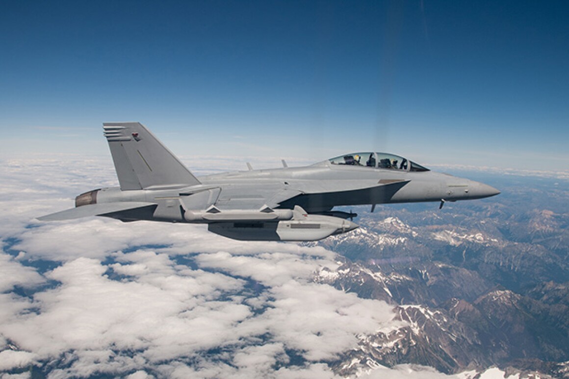 US Navy conducts demo flight of autonomous EA-18G Growler aircraft