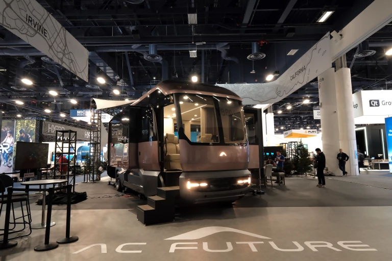 Extraordinary transforming road yacht RV drops jaws at CES