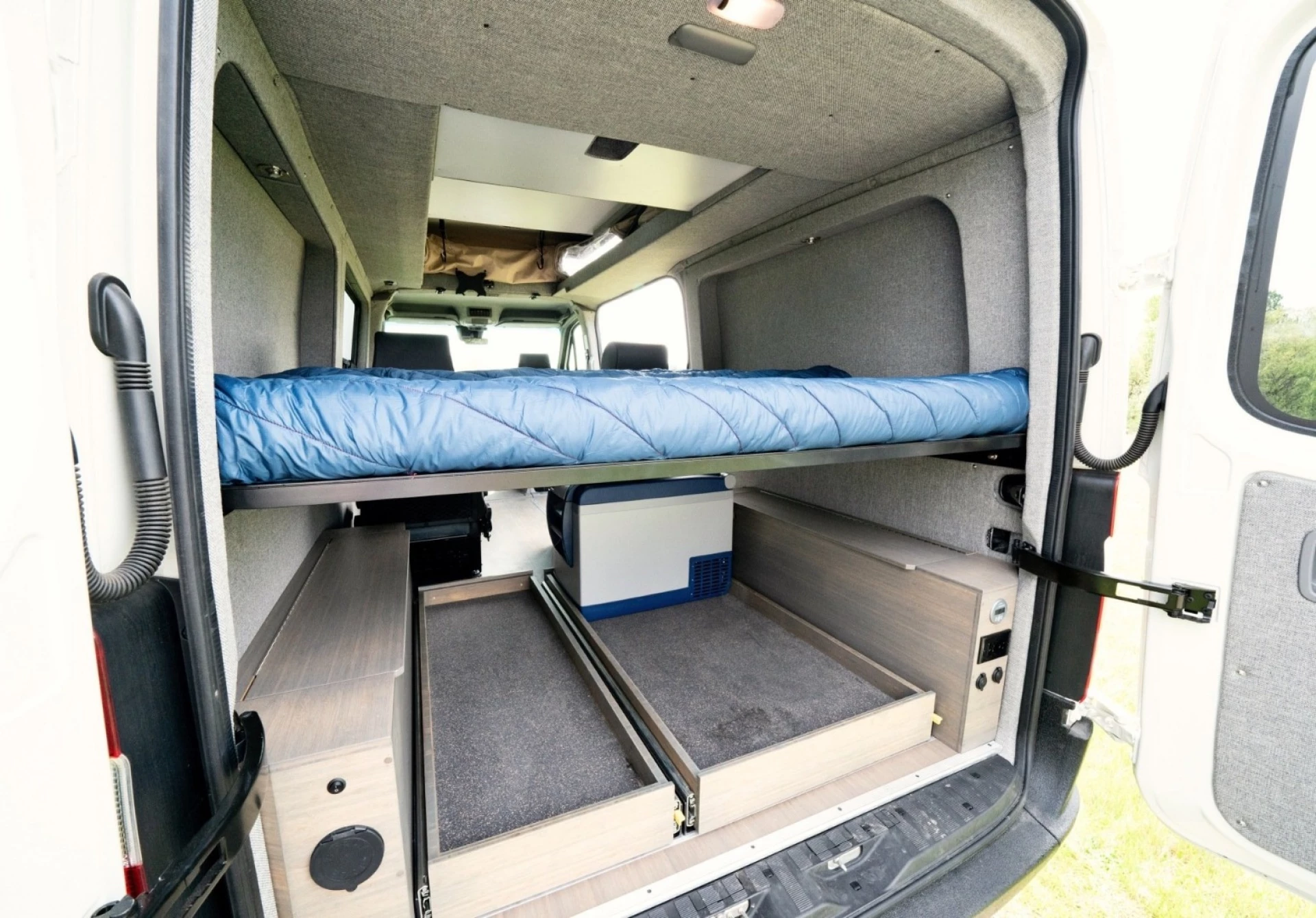 Swiss Army Sprinter camper van packs five people, solar power and ...