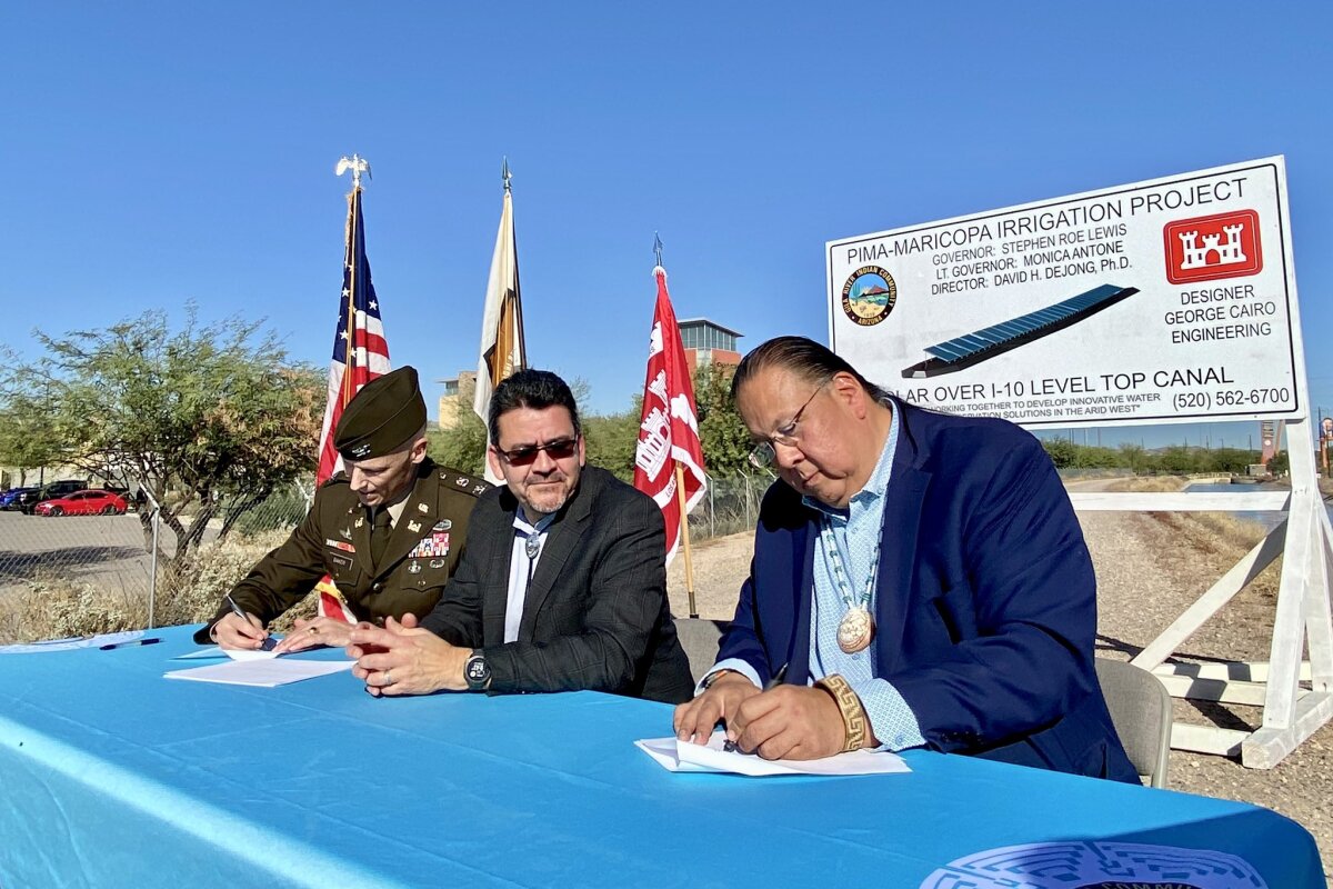 Arizona solar canal project aims to save water while making power