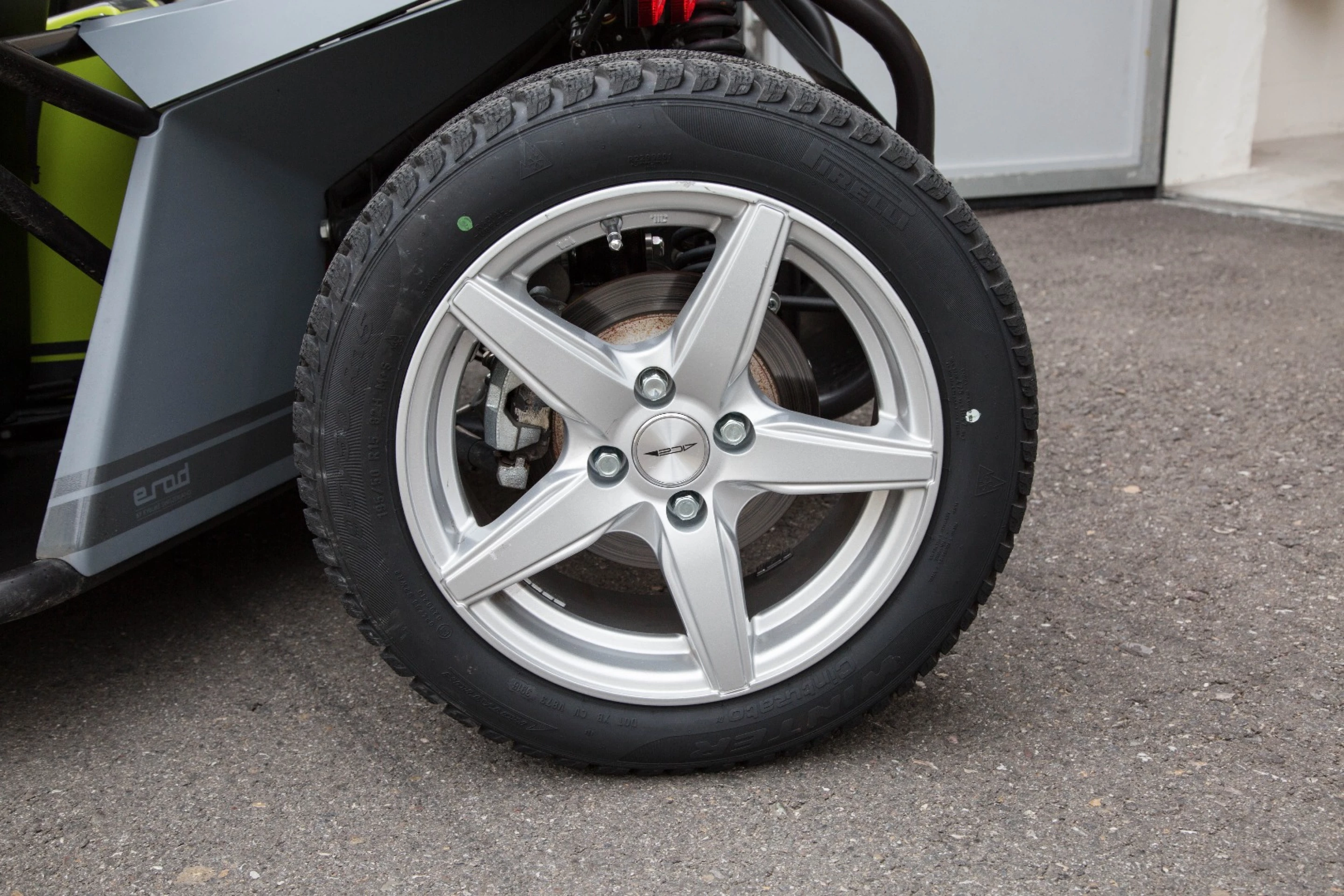 Behind the wheel of the no-frills eRod electric sports car