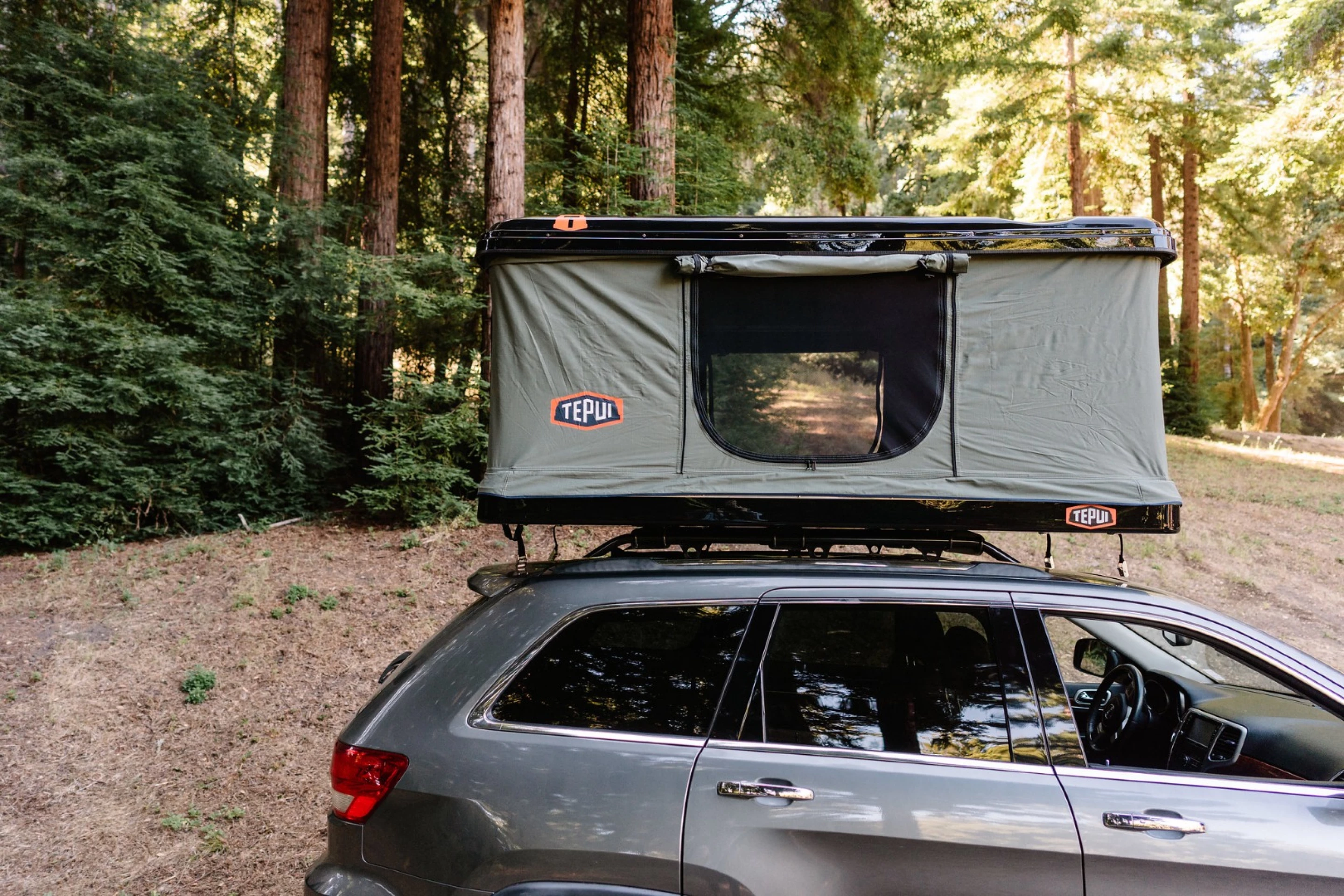 Tepui's vehicle cargo box moonlights as a roof-top tent