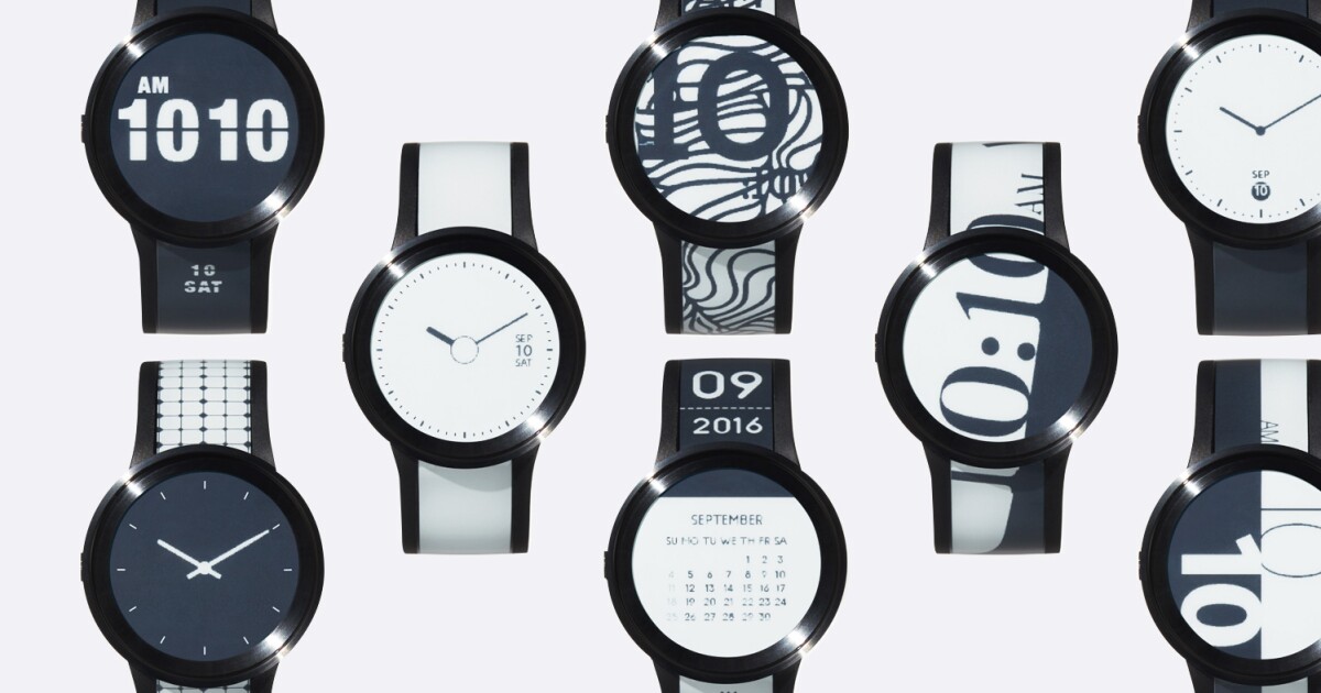 Sony FES Watch U makes the most of its e-ink canvas