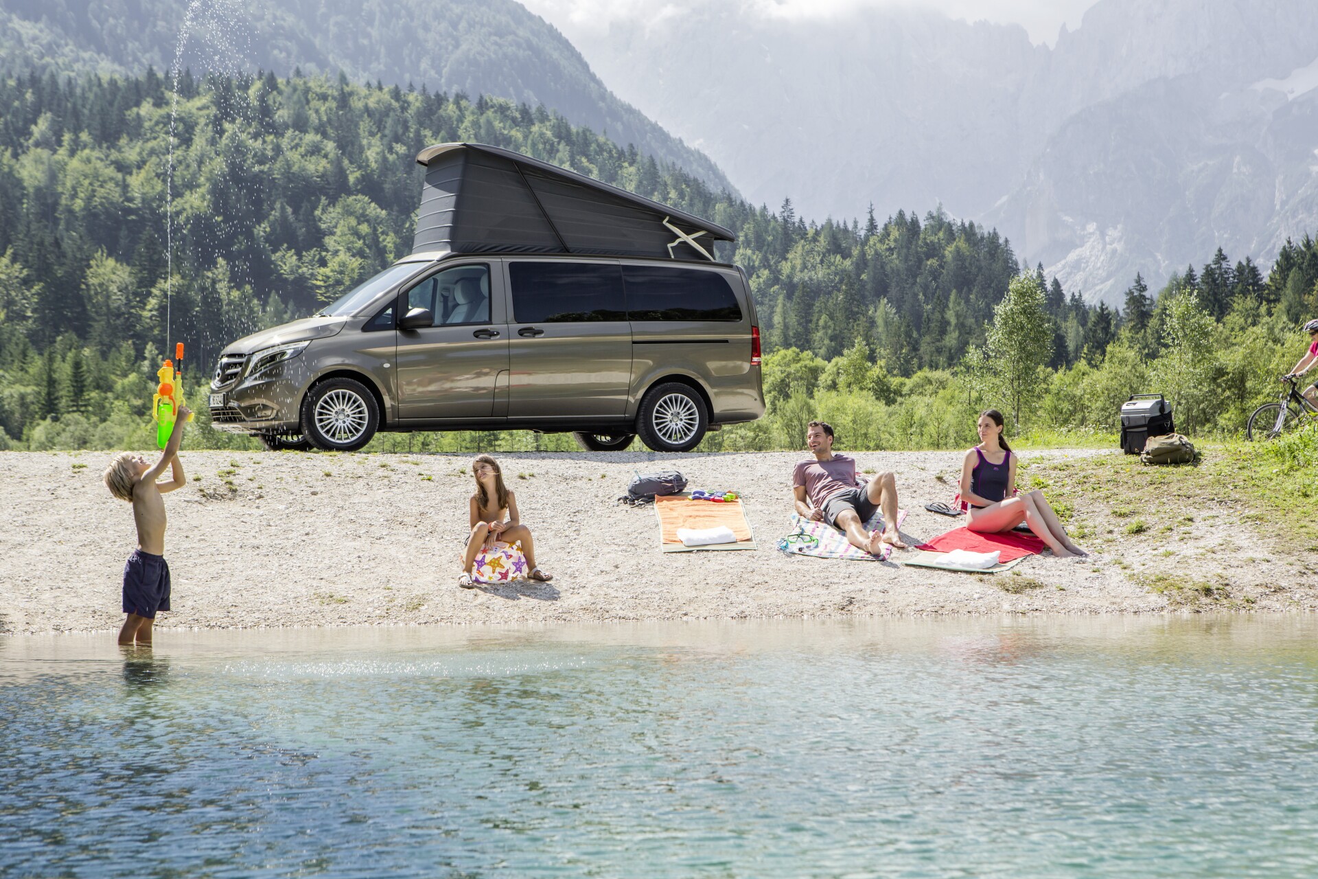 Mercedes Marco Polo Activity recreational vehicle plays all day, sleeps ...