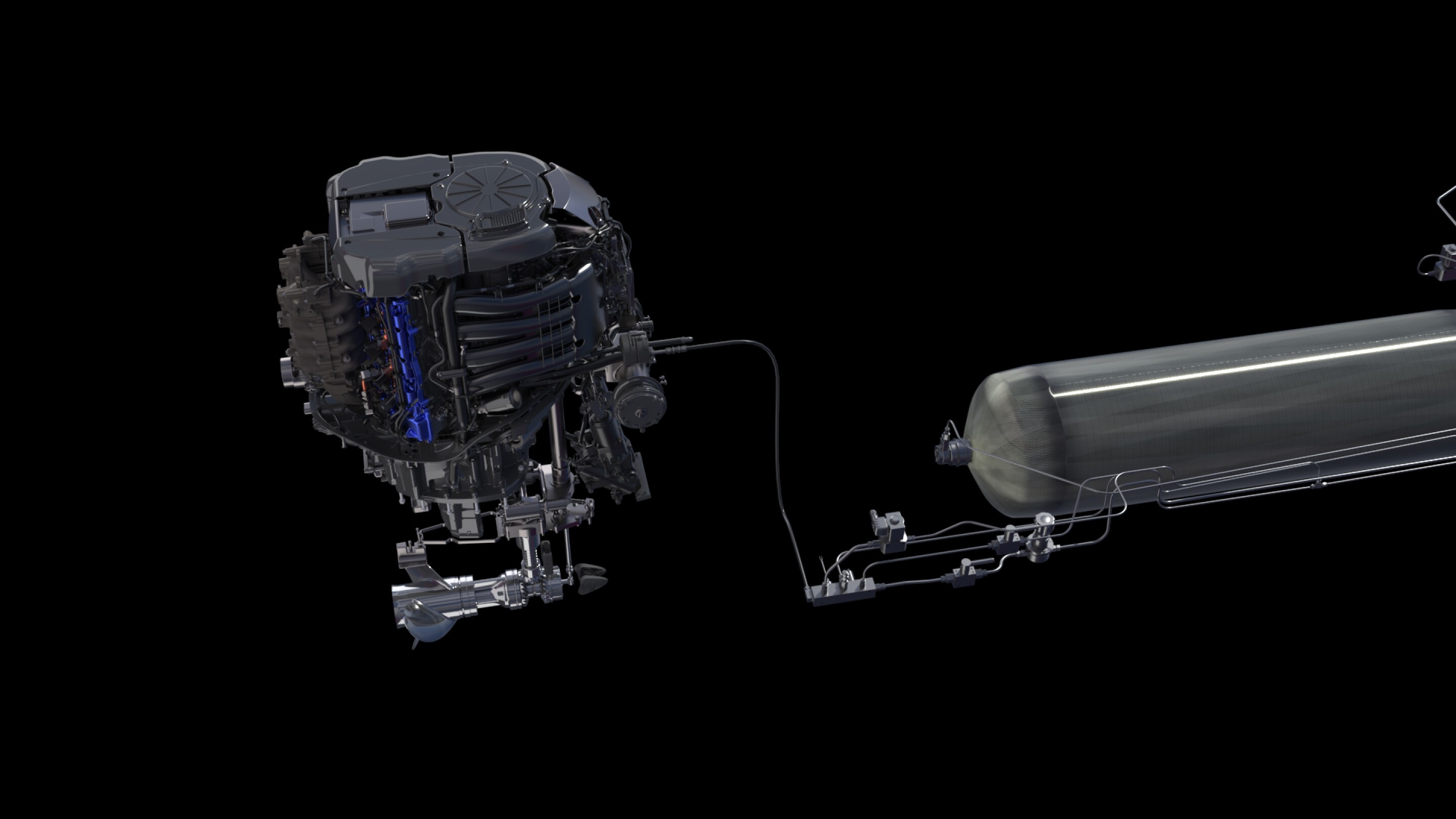 Yamaha's world-first hydrogen outboard unveiled on prototype boat