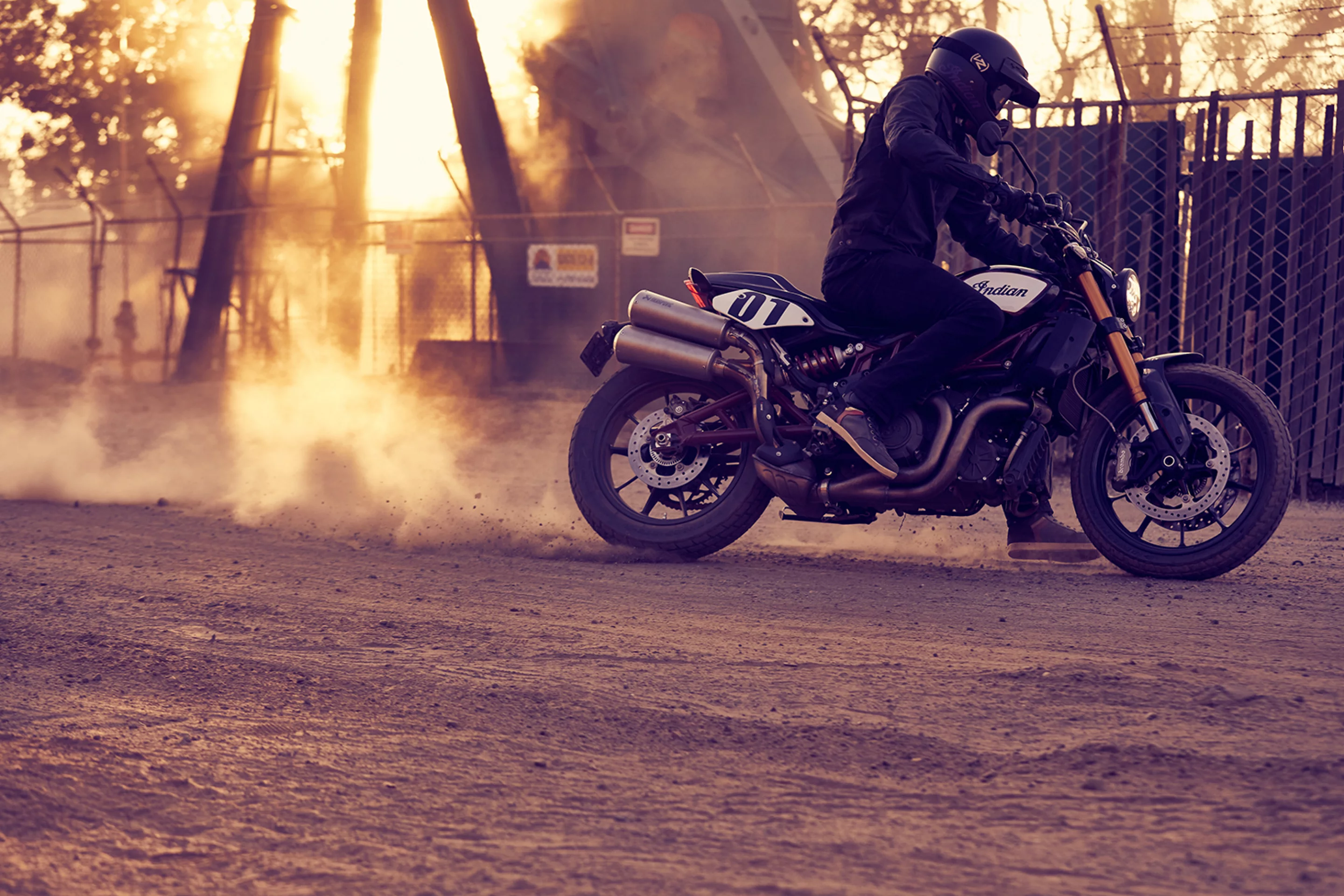 Official parts collections take the Indian FTR1200 in 4 different ...