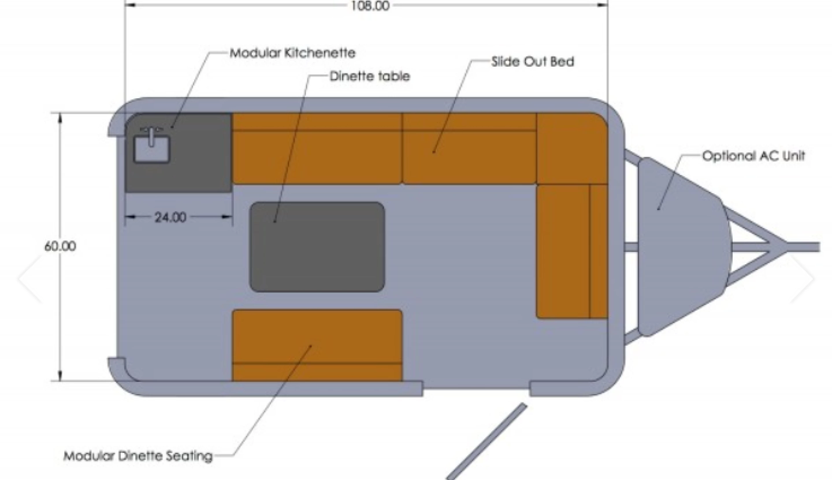 Dub Box makes a smaller, lighter VW Microbus caravan