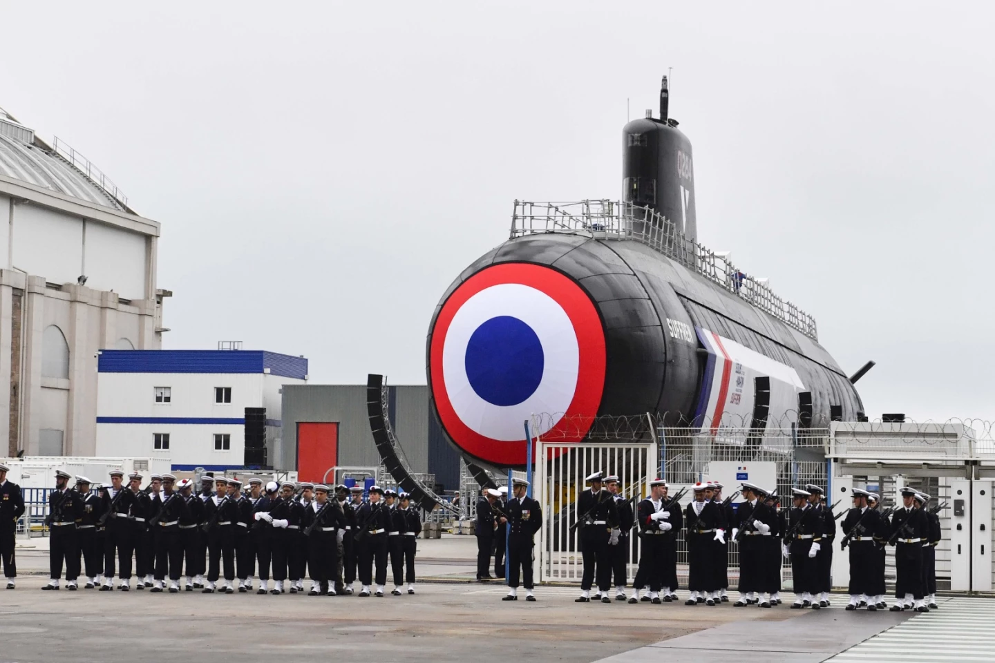 France launches its first Barracuda class nuclear attack submarine
