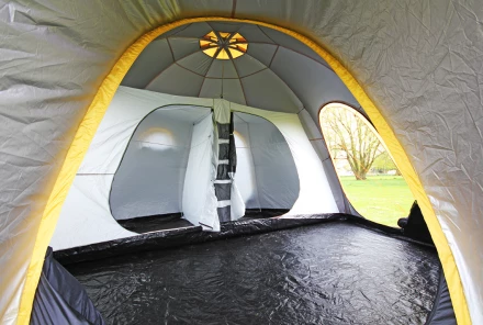 Modular Pod Tents bring campers together under the one roof