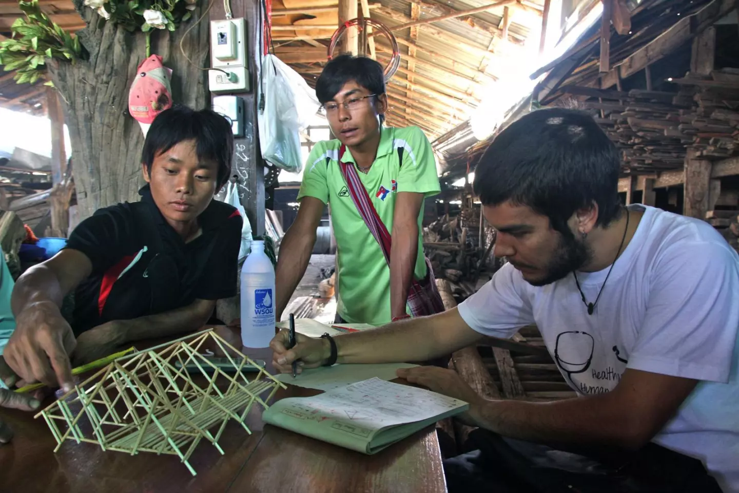 Thai school builds low-impact bamboo dorms to shelter refugee children
