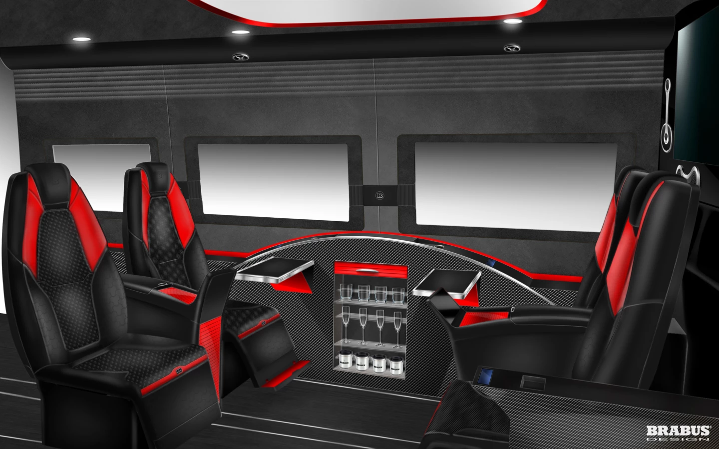 Brabus fancies up the Mercedes Sprinter with Business Lounge package