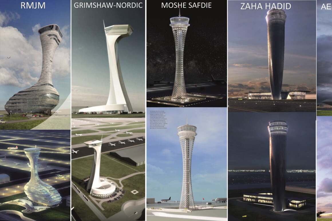 Top architects unveil Istanbul New Airport air traffic control tower ...