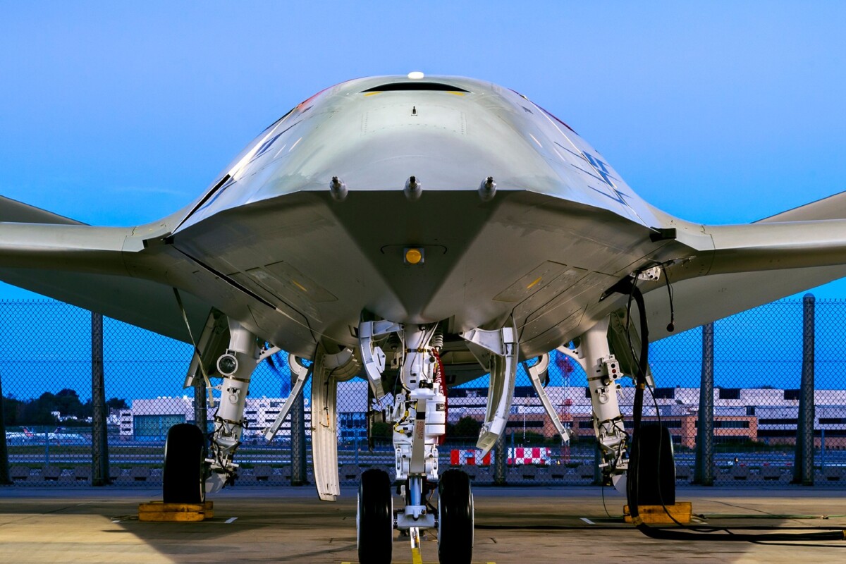 First look at Boeing's unmanned MQ-25 Stingray aerial tanker candidate