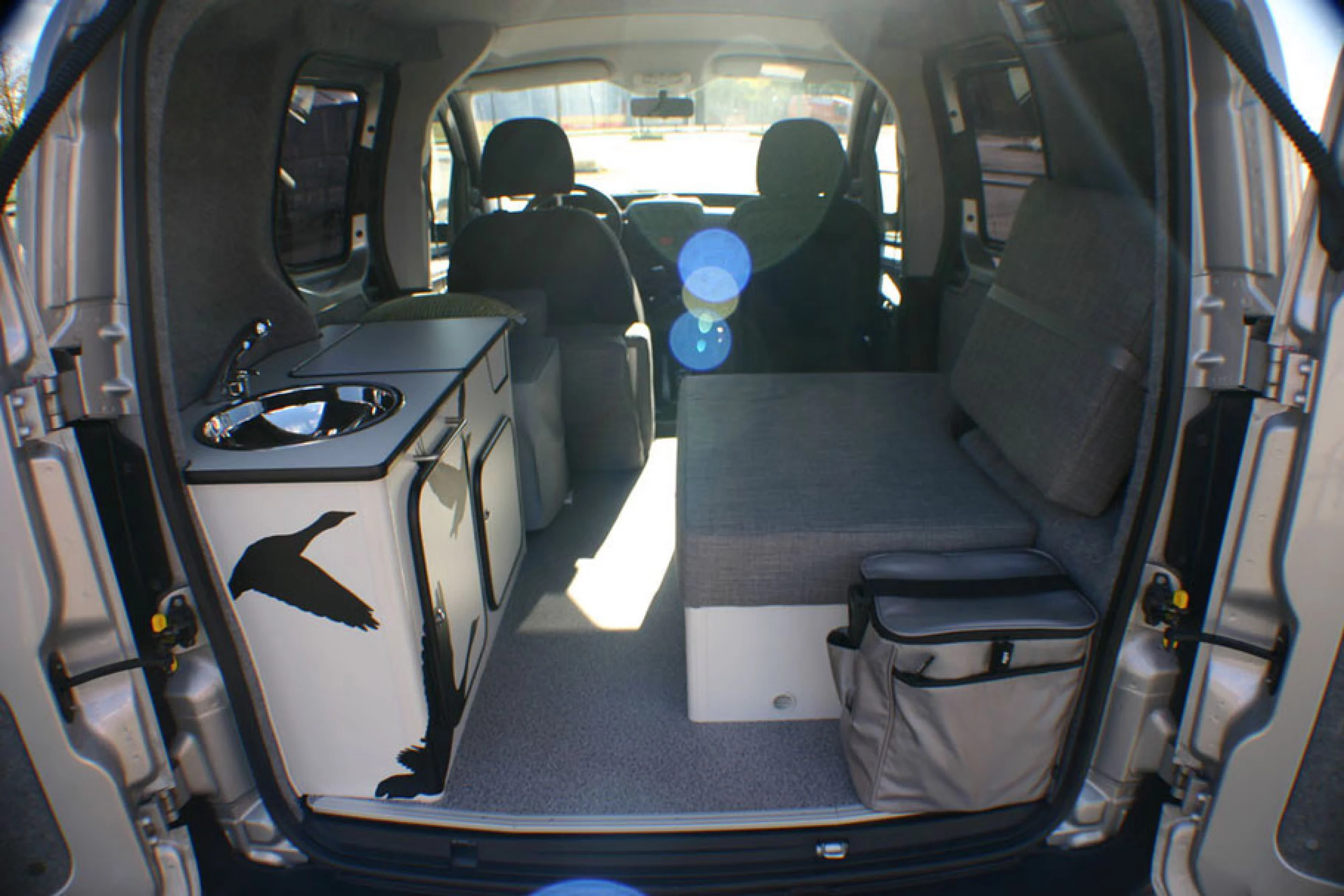 Flexcamper creates a solo mini-campervan out of Fiat's tiniest van