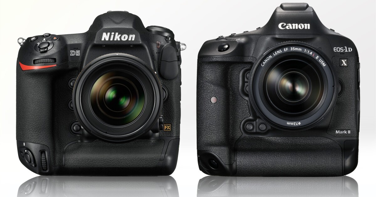 Nikon D5 vs. Canon 1D X Mark II
