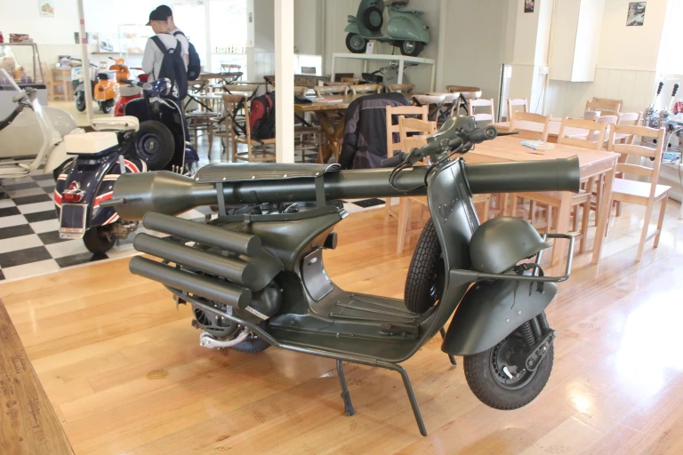 Vespa Bazooka scooter for sale – with or without cannon