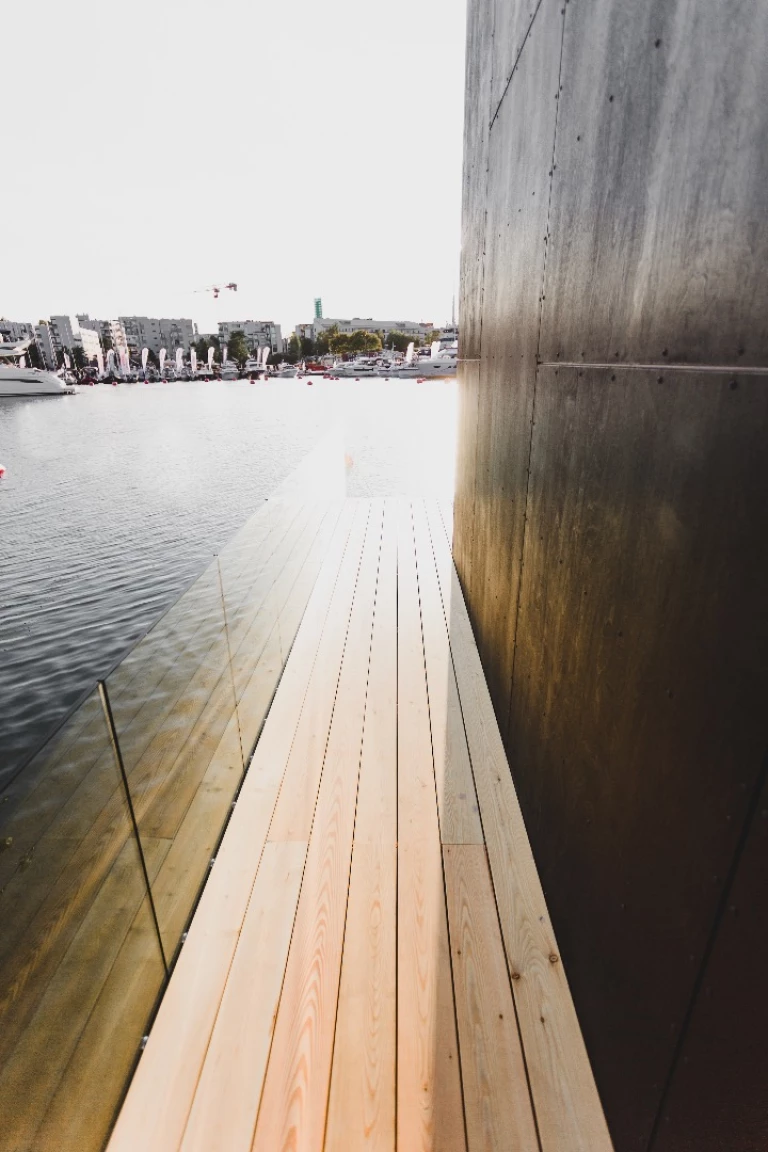 Koda tiny house sheds some weight and floats on water