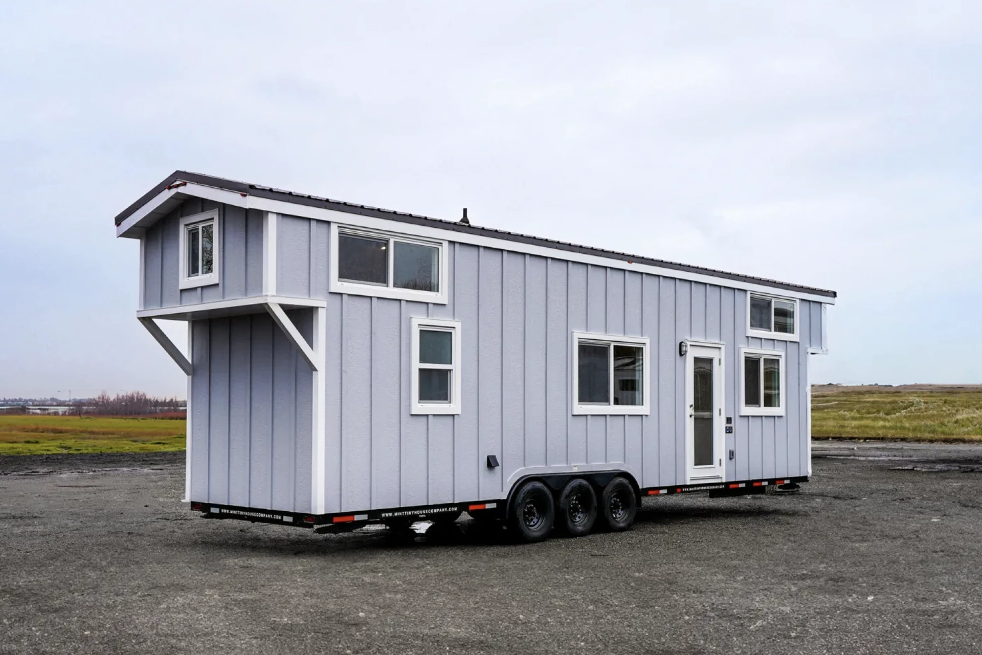 34-ft-long tiny house has room for a family – and even some friends too