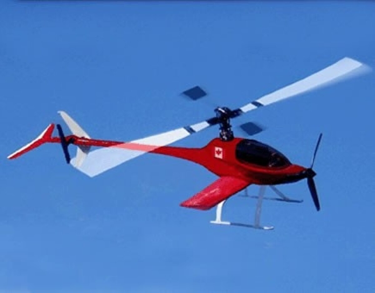 Challis Heliplane: simple, cheap and twice as fast as a normal helicopter