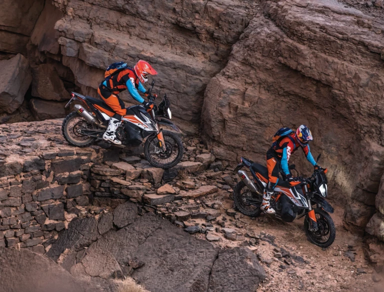 KTM's new lightweight 790 Adventure bikes surface at EICMA