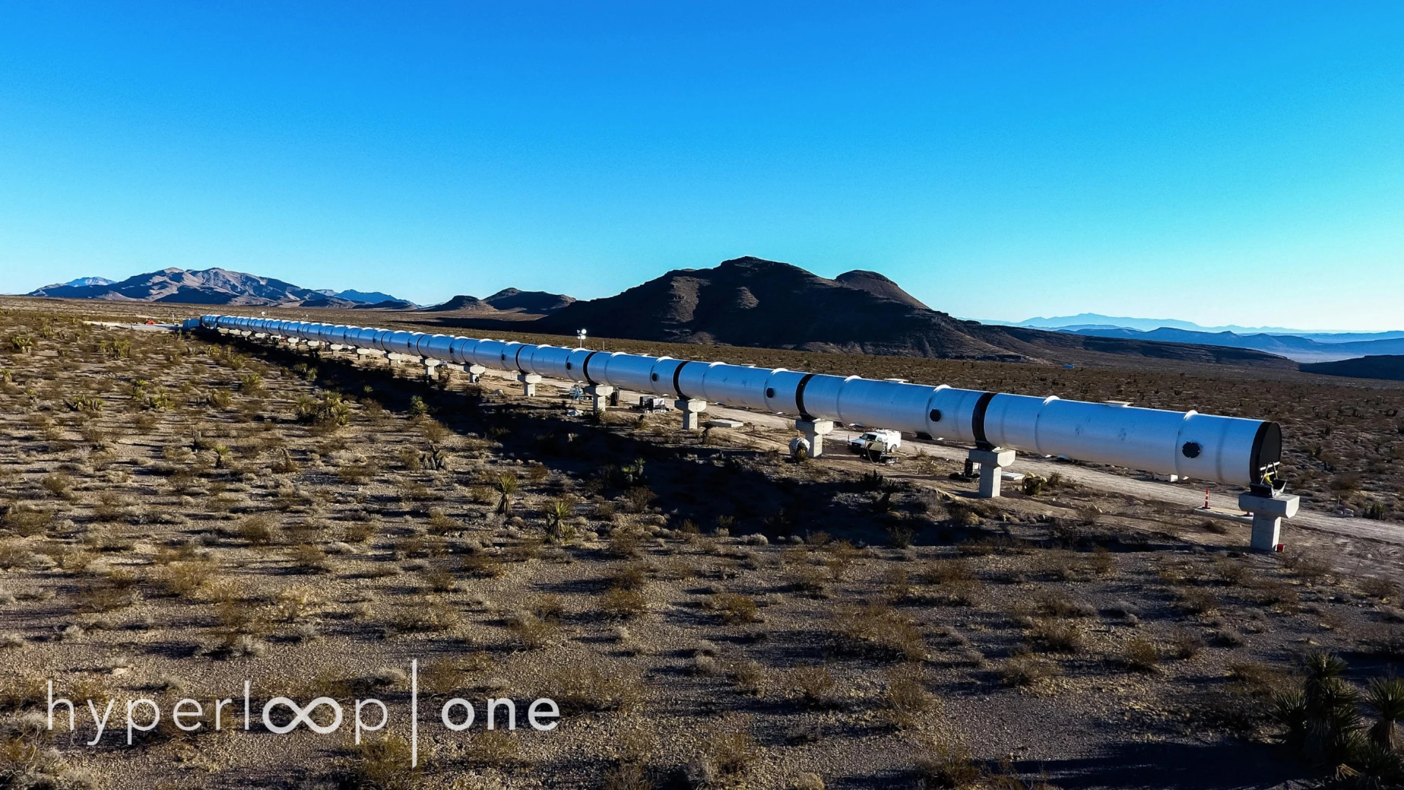 Hyperloop One shows off full-scale test track