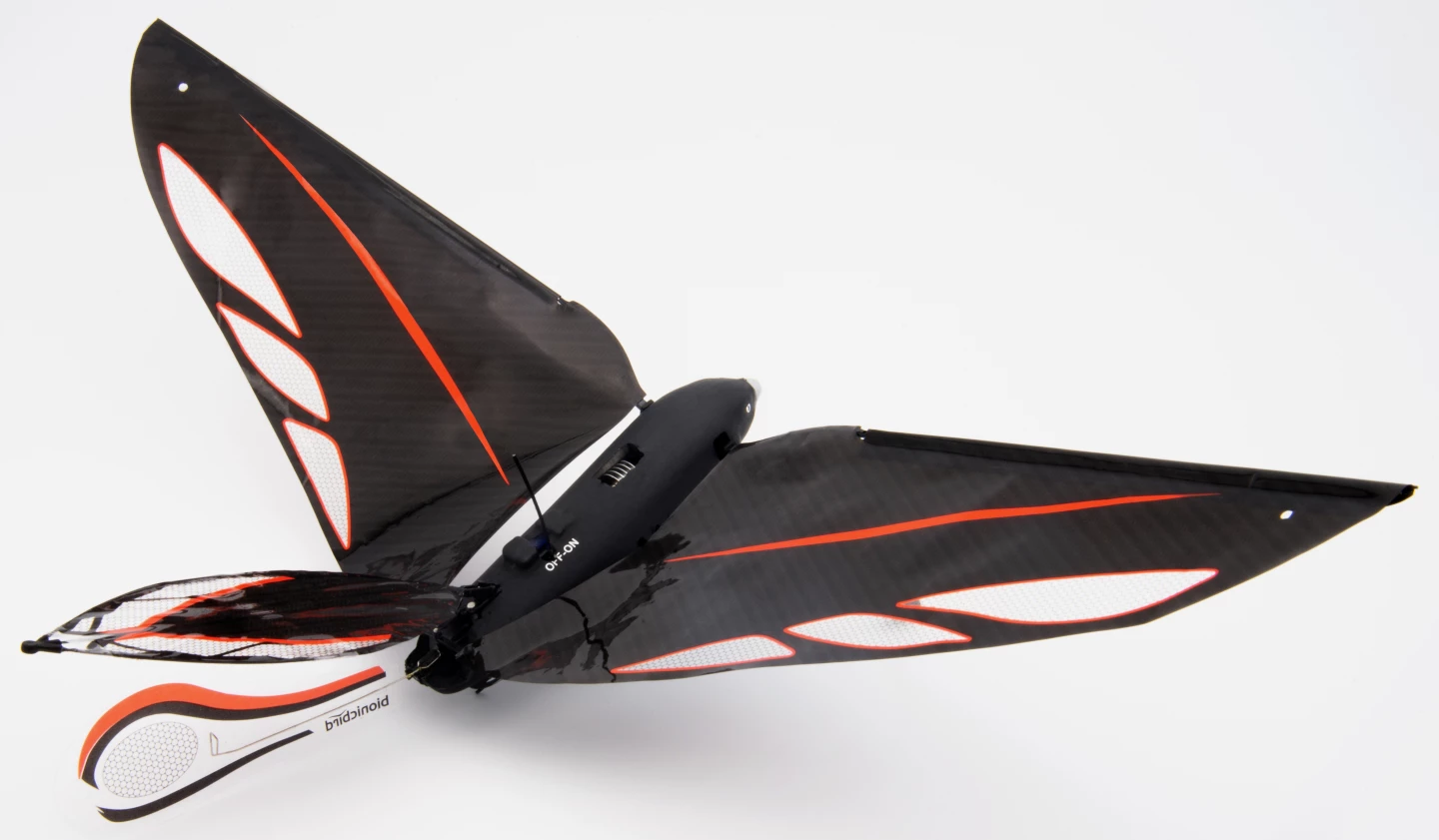 Robo-bird with dual tails flies fast or slow