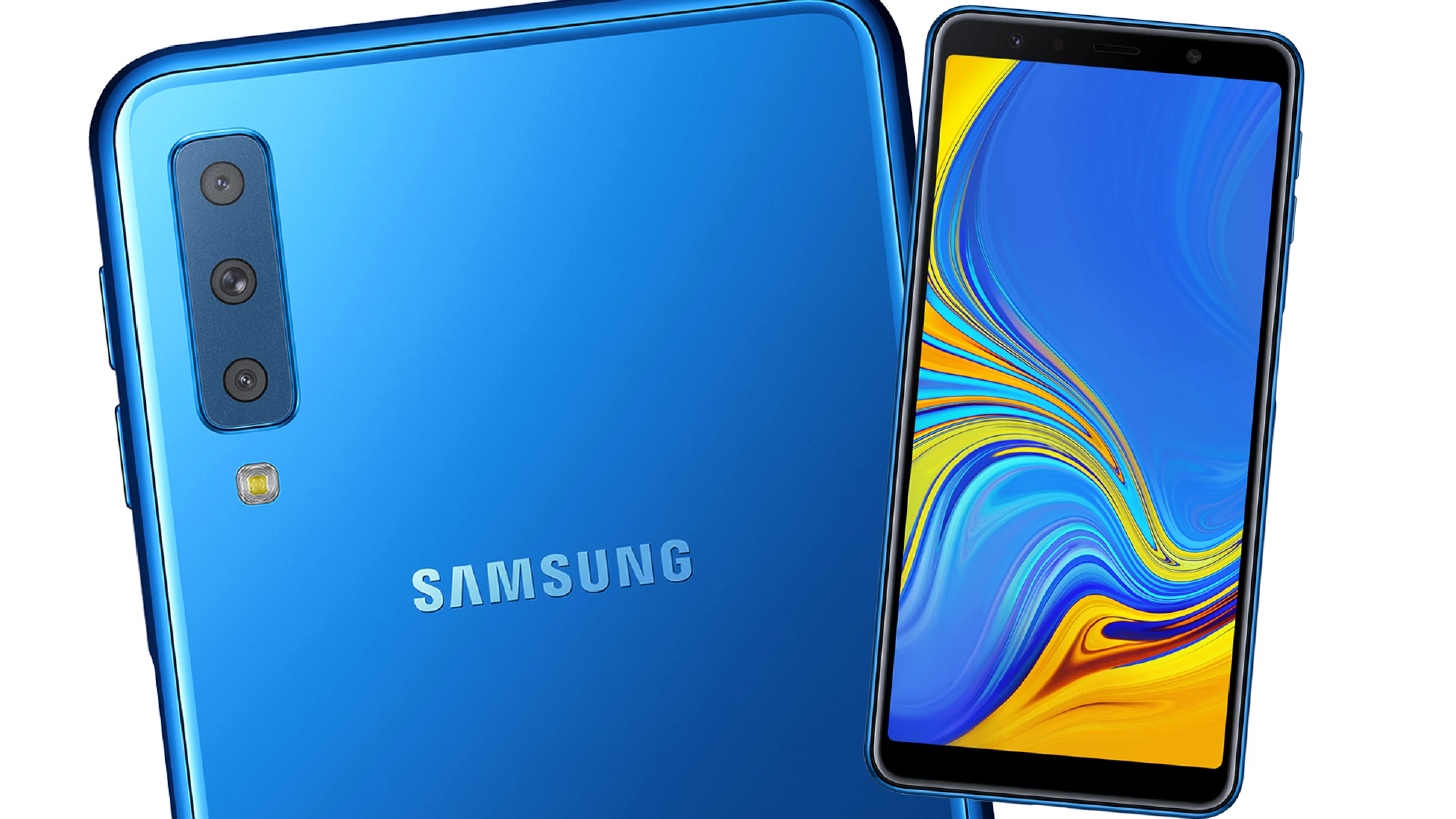 Samsung announces funky midrange Galaxy A7 with triple rear camera setup