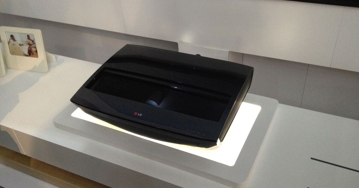 LG's Laser TV system projects 100-inch HD video from less than two feet