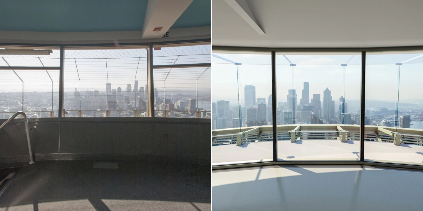 Seattle's iconic Space Needle tower gets a revolving glass floor