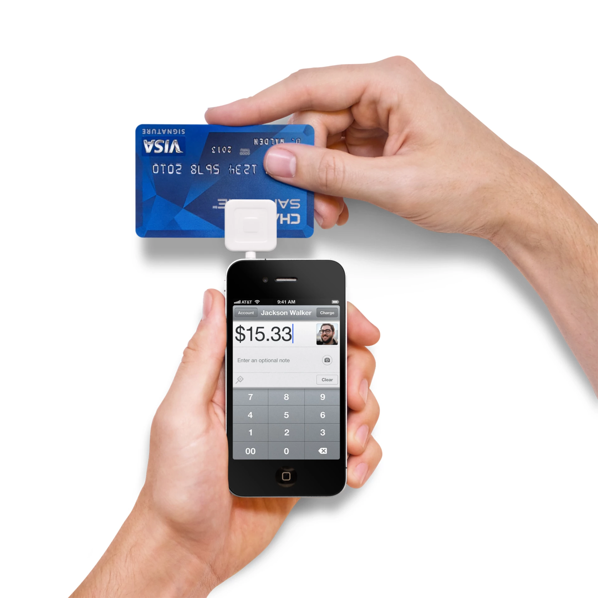 Square system lets mobile devices take card payments
