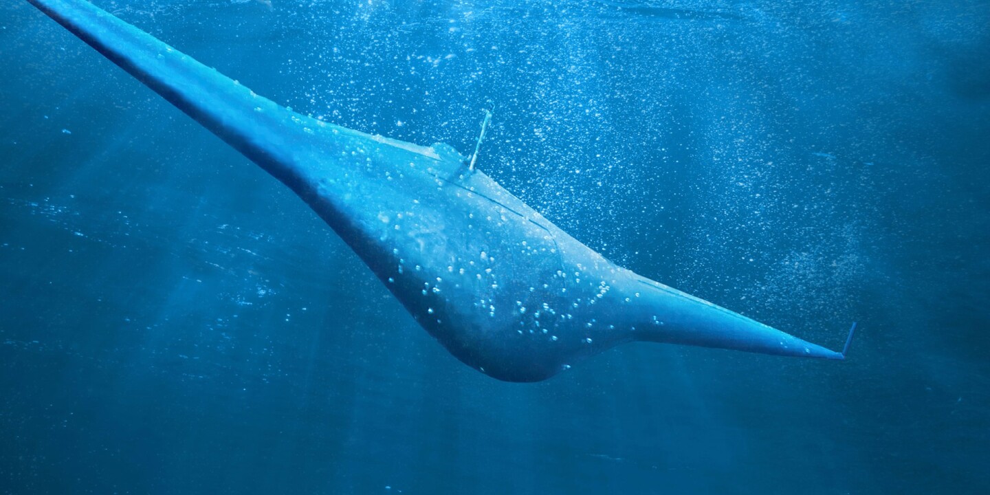 Northrop Grumman debuts Manta Ray robotic underwater glider