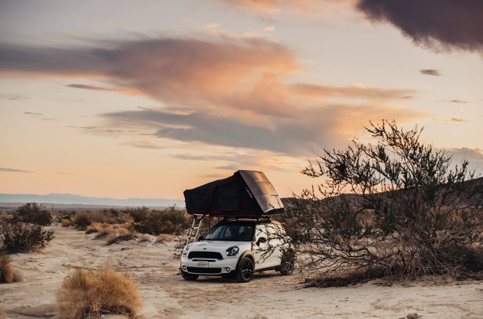 IKamper Mini expanding hardshell roof tent turns small car into camper