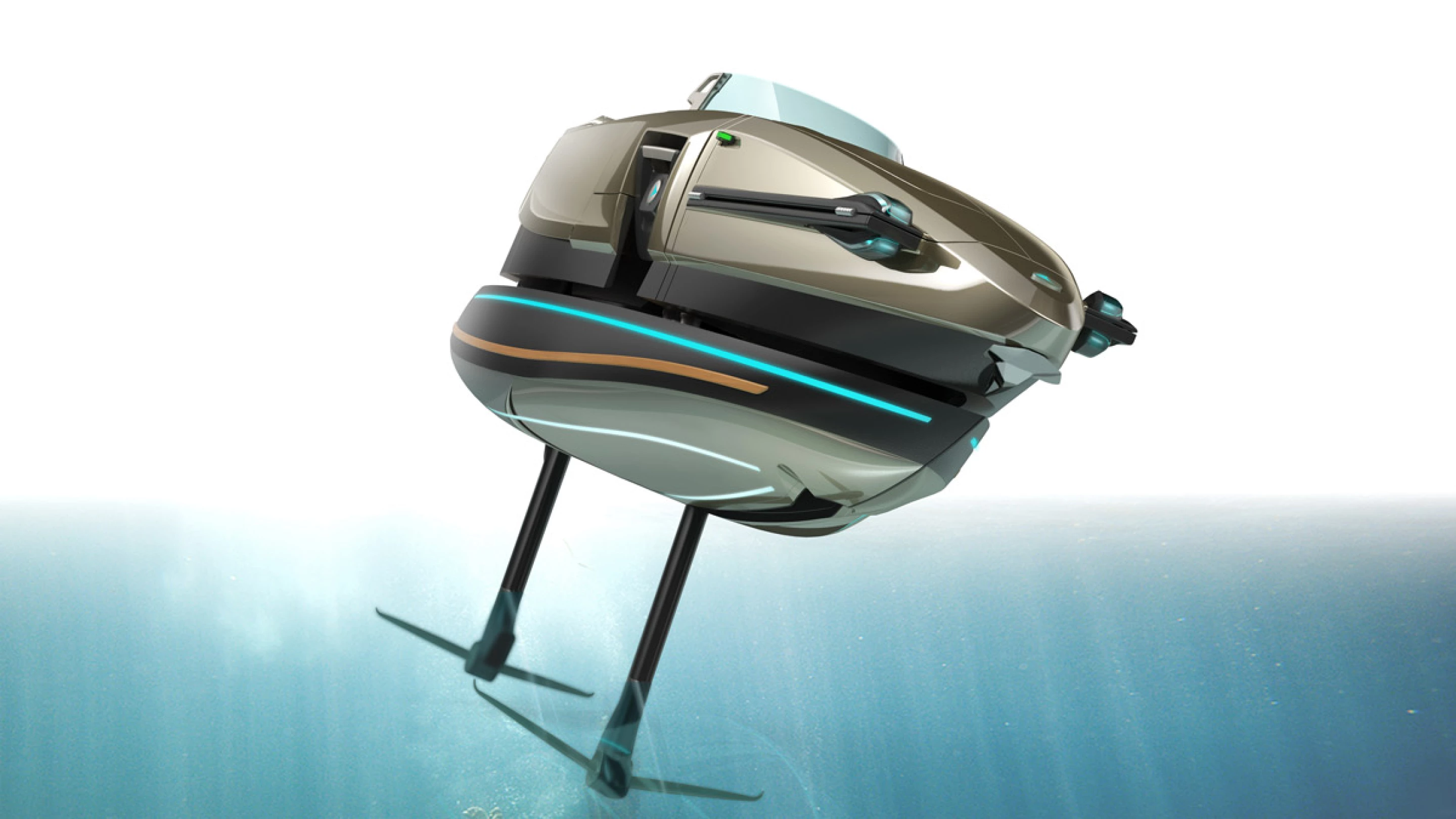 High-tech watercraft transforms from monohull, to catamaran, to ...