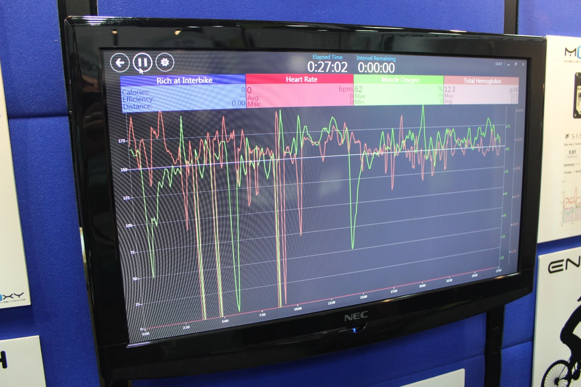 Moxy Sensor monitors muscle blood oxygen levels while you workout