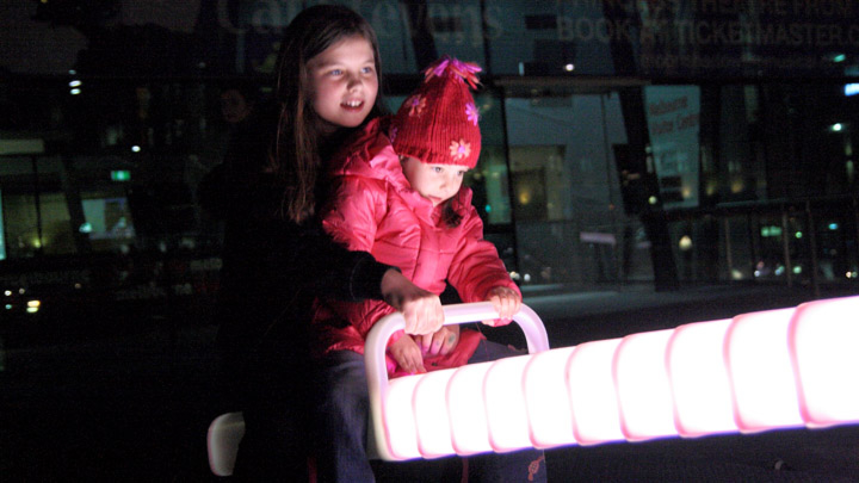 LED seesaw gives illuminated physics lesson … remains fun