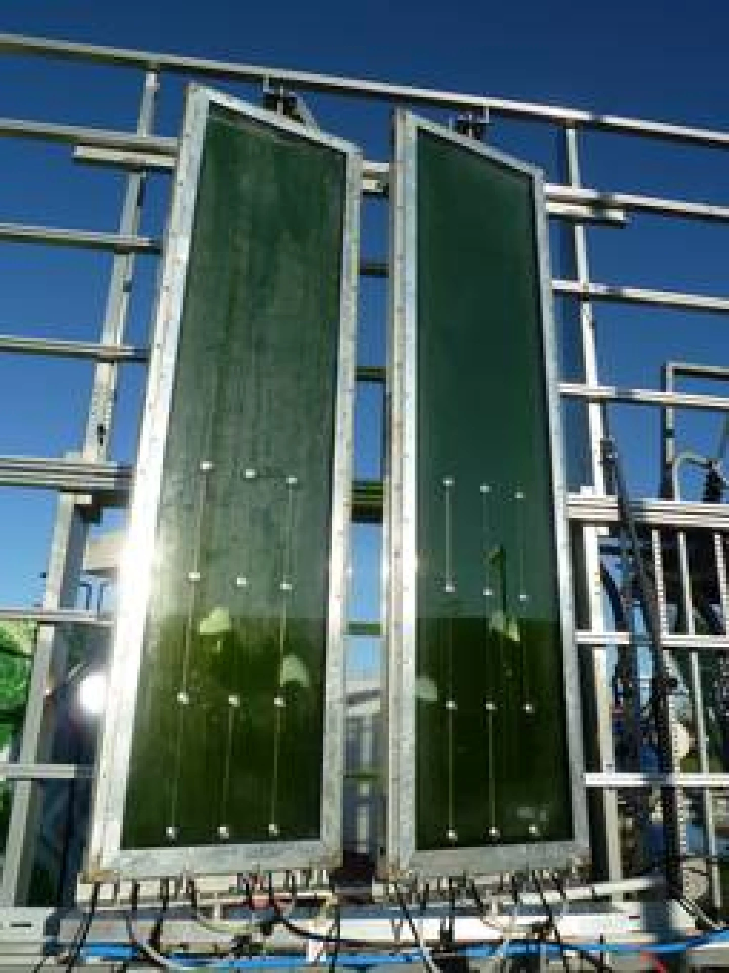 "Algae-powered" building opens in Germany