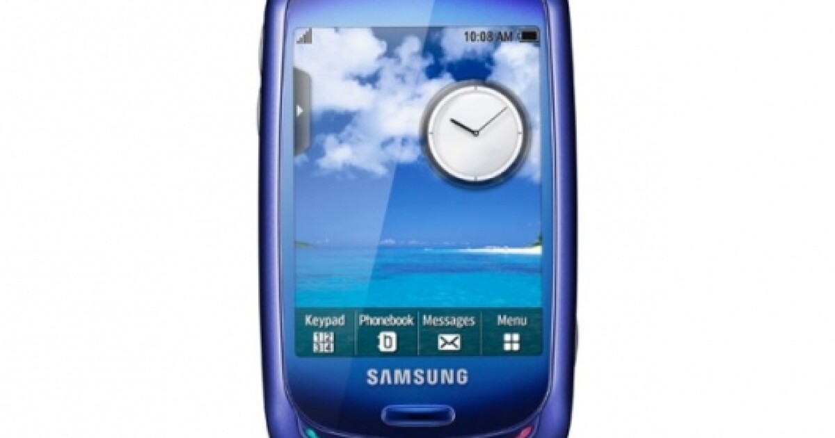 Samsung solar powered touch screen phone