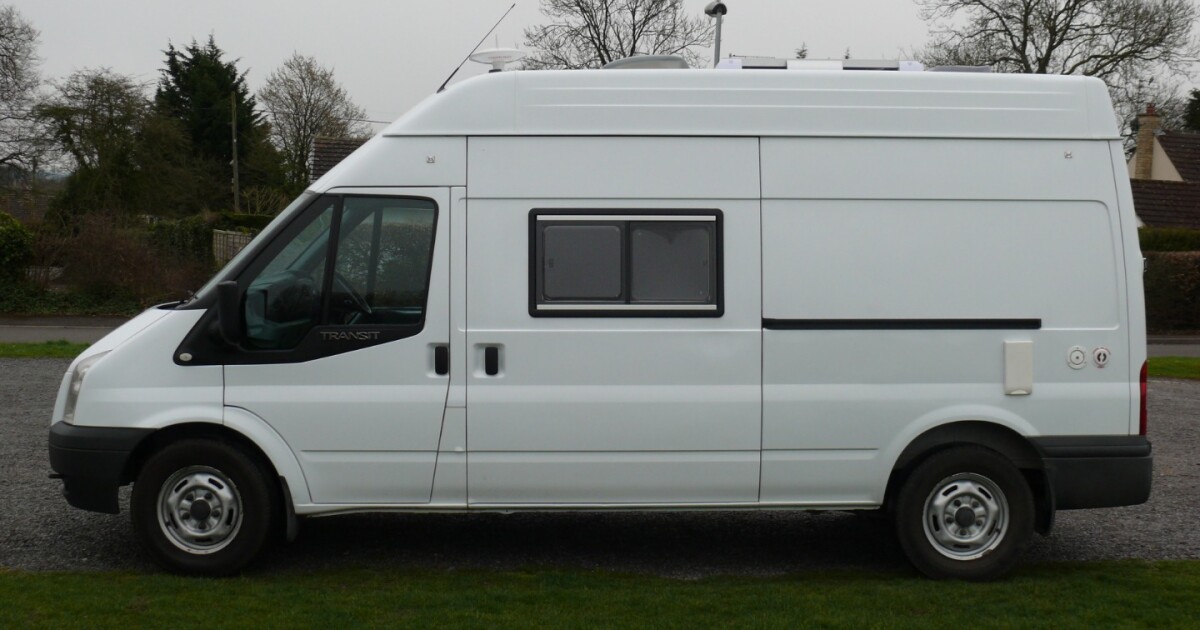 Urban-escape Ford Transit camper van with mobile office surfs the waves ...