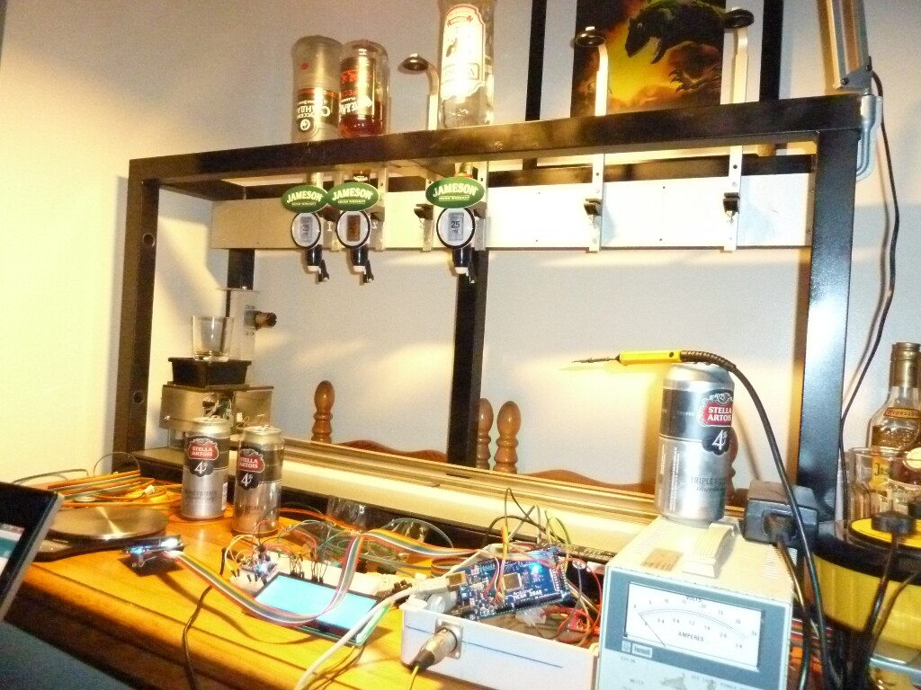 The Inebriator: An Arduino-powered robot bartender