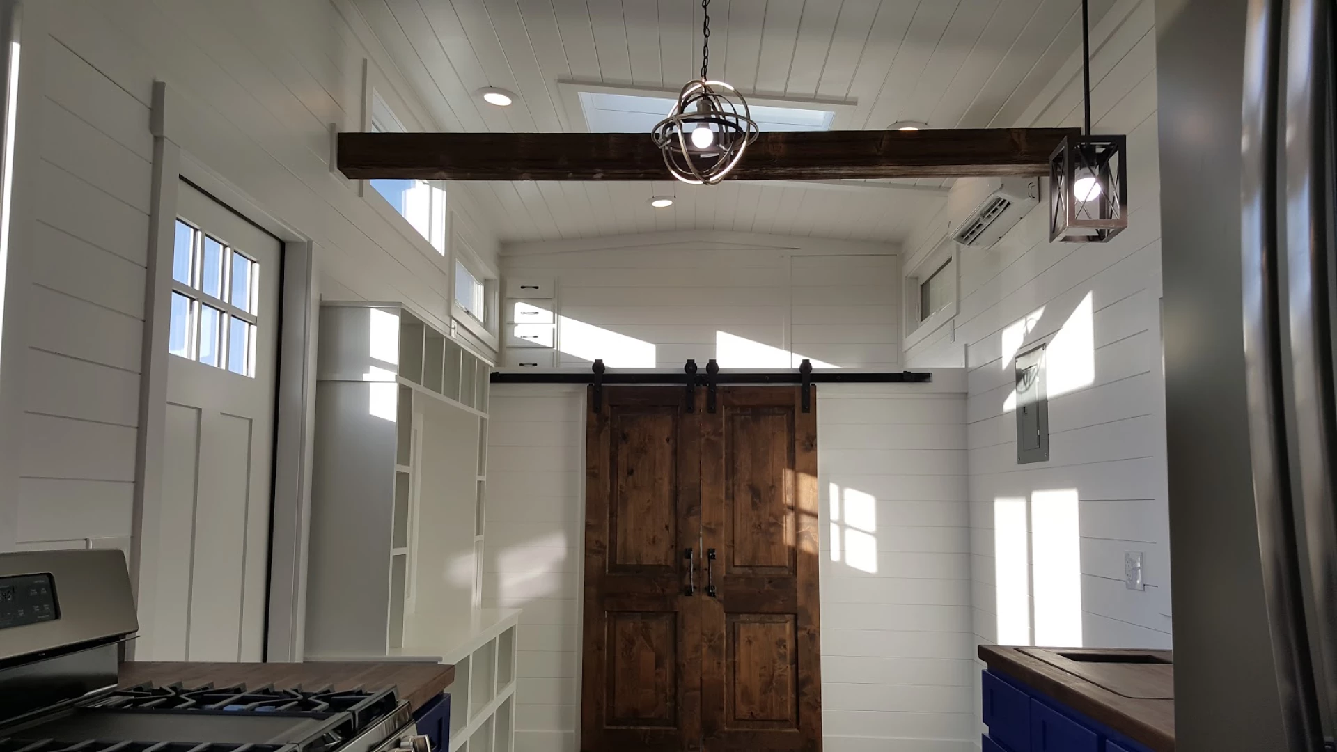 Tiny house with flexible interior sleeps up to six