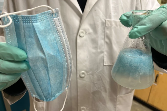 Used face masks could find new life in stronger concrete