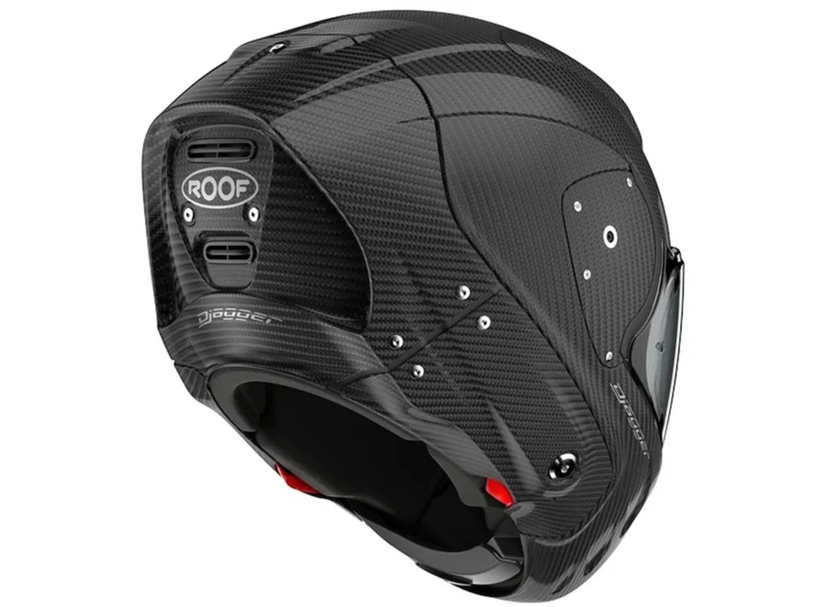 Roof's ingenious helmet design doesn't require a chin strap